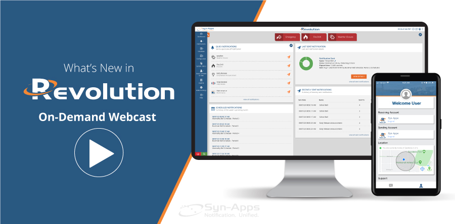WEBCAST - Three New Mass Notification Features You Should Try in Revolution 2020.2 — Syn-Apps ...